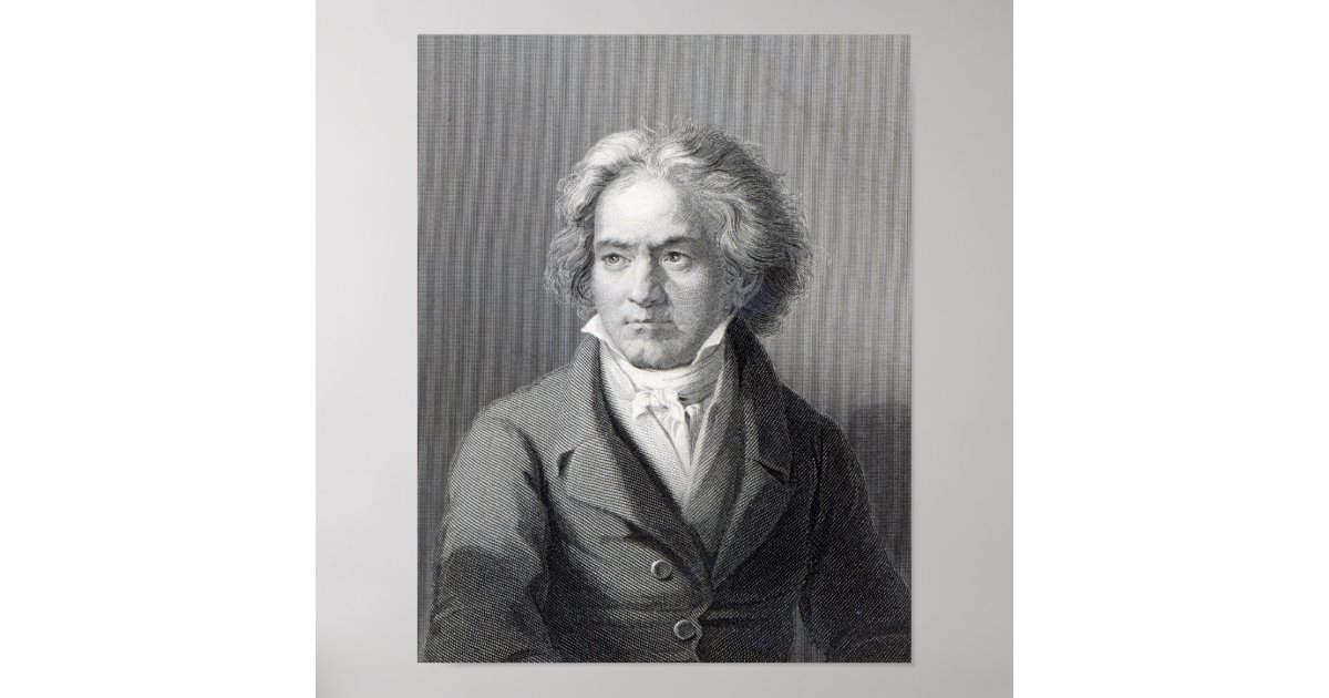 Ludwig van Beethoven Poster | Zazzle