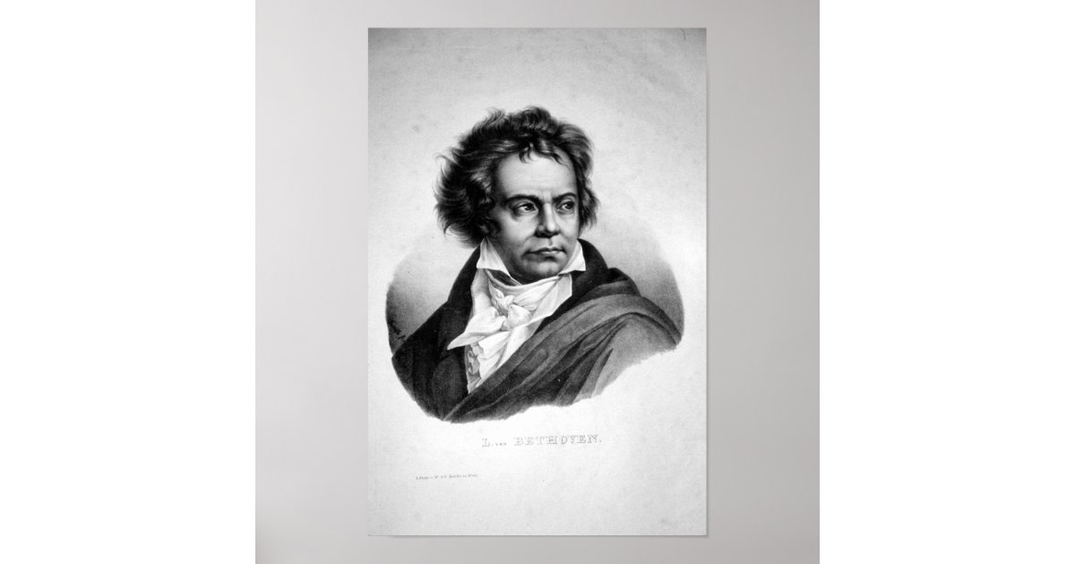 Ludwig van Beethoven Poster | Zazzle
