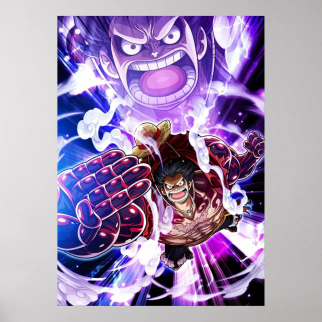 Luffy Gear 4th Poster | Zazzle