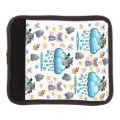 Luggage Handle Wrap Dog Cat Mouse Rainbow Cheese | Zazzle