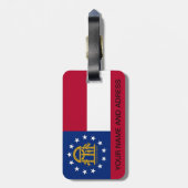 Luggage Tag with Flag of Georgia, USA | Zazzle