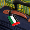 Luggage Tag with Flag of United Arab Emirates | Zazzle