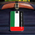Luggage Tag with Flag of United Arab Emirates | Zazzle