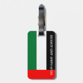 Luggage Tag with Flag of United Arab Emirates | Zazzle
