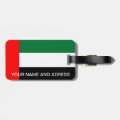 Luggage Tag with Flag of United Arab Emirates | Zazzle