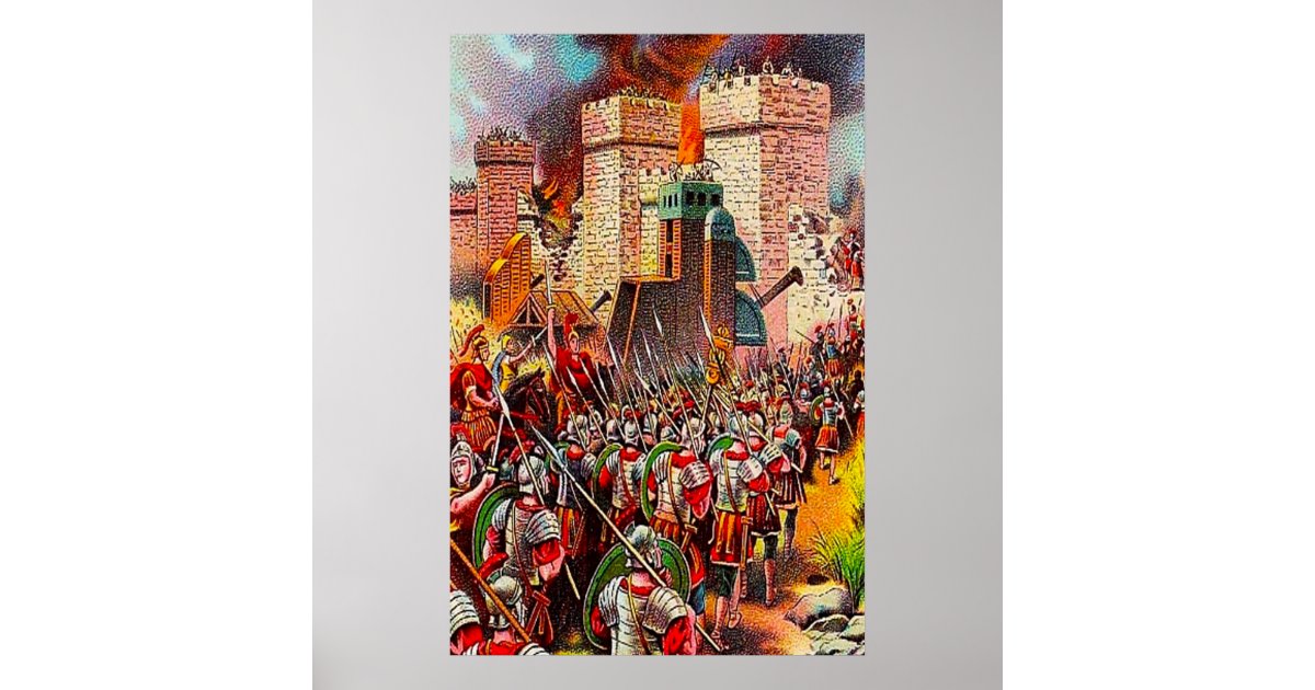 Luke 19:41-44 Jerusalem Will Be Destroyed poster | Zazzle