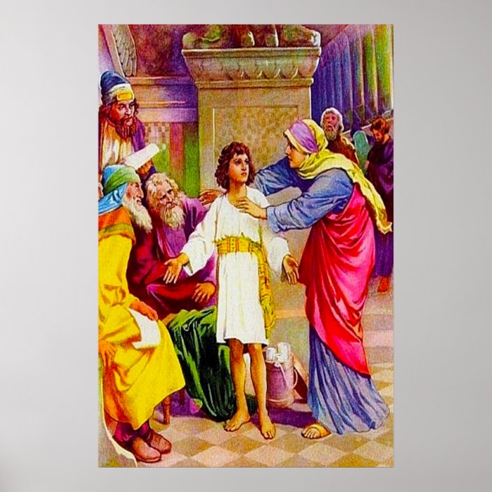Luke 2:41-50 Jesus in His Father's House Poster | Zazzle.com