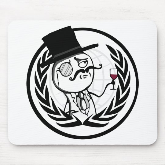 LulzSec Anonymous Logo Mouse Pad | Zazzle.com