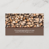 Lumber Timber Yard Firewood Business Card | Zazzle