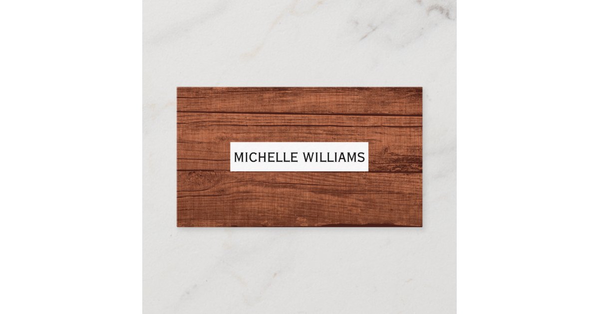 Lumber Wood Background Business Card | Zazzle