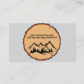 Lumberjack Tree Service Business Card | Zazzle
