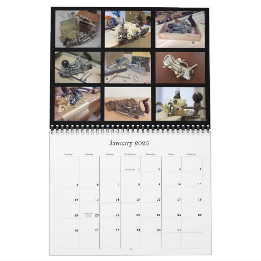 LumberJocks Hand Tool Calendar 2016 | Zazzle