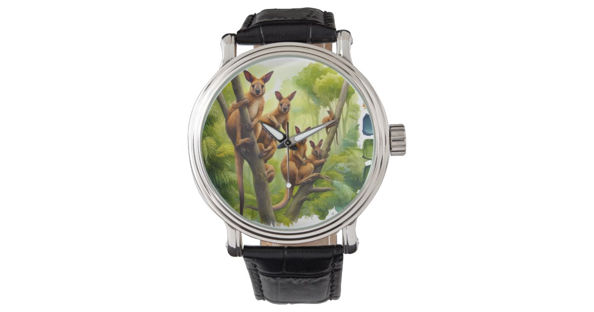 Lumholtz Tree Kangaroos in the Wild REF247 - Water Watch | Zazzle