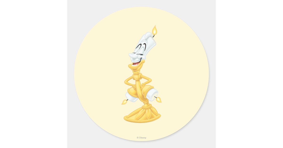 Lumiere Classic Round Sticker | Zazzle