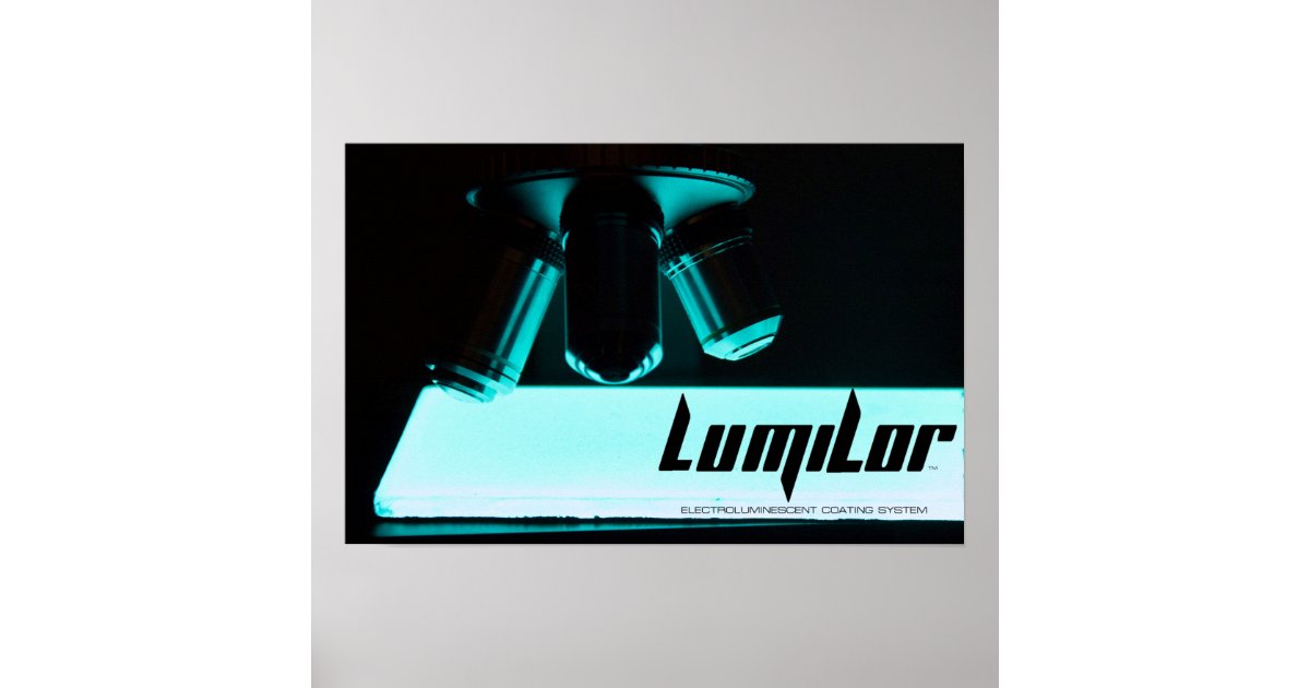 LumiLor Microscope Poster | Zazzle