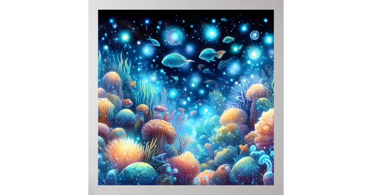 Luminous Abyss Poster | Zazzle