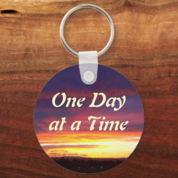 Luminous Sunset ODAT Keychain | Zazzle