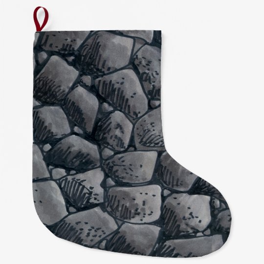Lump Of Coal Christmas stocking large | Zazzle.com