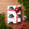 Lump of Coal wrapping paper | Zazzle