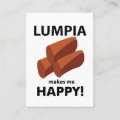 Lumpia Makes Me Happy Lumpia Business Card | Zazzle