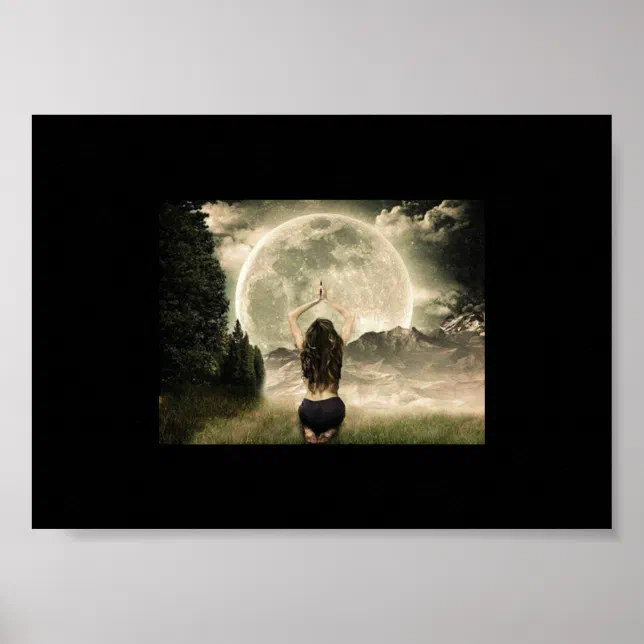 Luna Moon worship poster | Zazzle