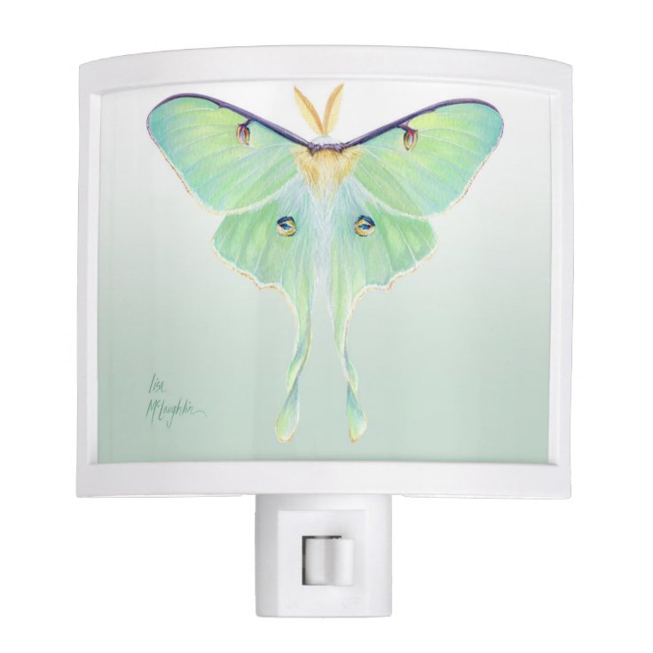 Luna Moth Night Light | Zazzle