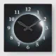 Lunar Eclipse Images Pics of Lunar Eclipse Photo Square Wall Clock | Zazzle