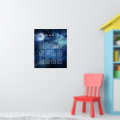 Lunar Sky Full Moon Wedding Table Seating Chart | Zazzle
