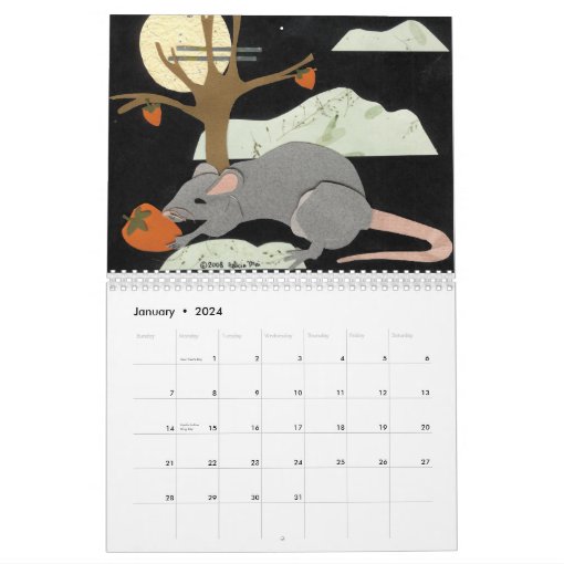 Lunar Zodiac Animals Calendar | Zazzle