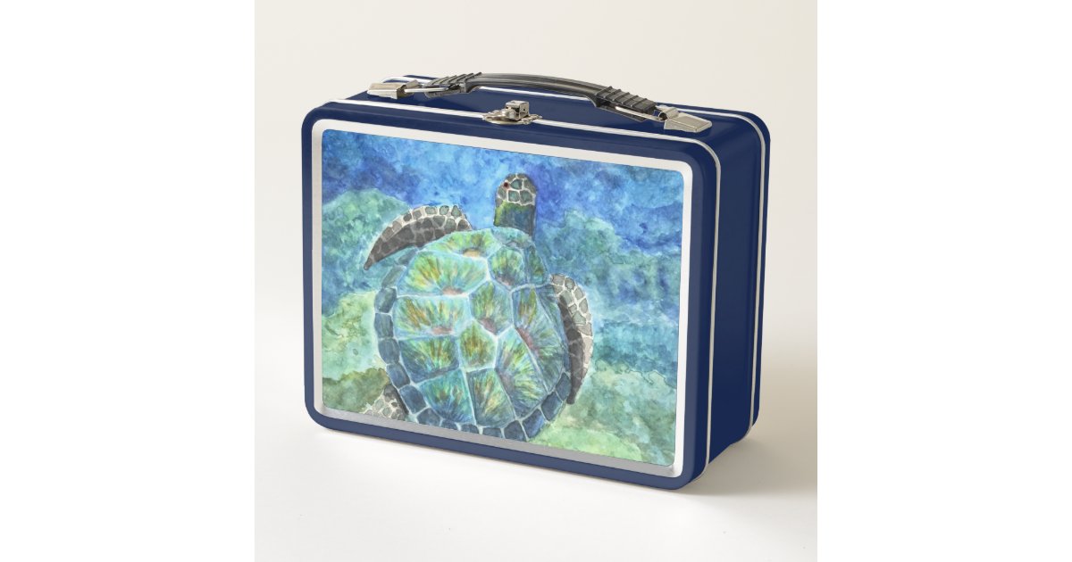 Lunch Box - Sea Turtle #2 | Zazzle