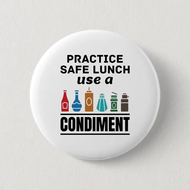 Lunch Lady Cafeteria Food Service Safe Lunch Funny Button | Zazzle