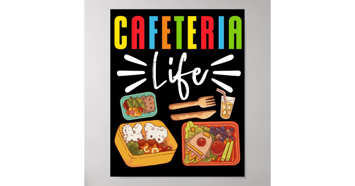 Lunch Lady Cafeteria Life Lunch Lady Poster | Zazzle