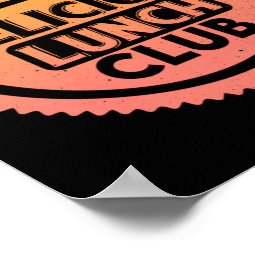 Lunch Lady Delicious Lunch Club Lunch Lady Poster | Zazzle