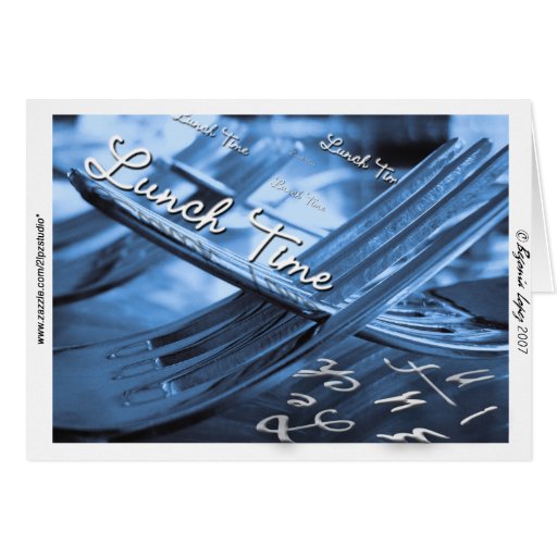 Lunch Time Card | Zazzle