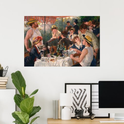 Luncheon Boating Party - Renoir Painting Poster | Zazzle