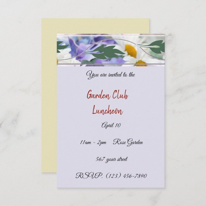 Luncheon Invitation | Zazzle.com
