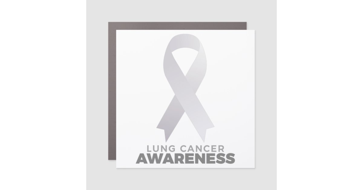 Lung Cancer Awareness Car Magnet | Zazzle