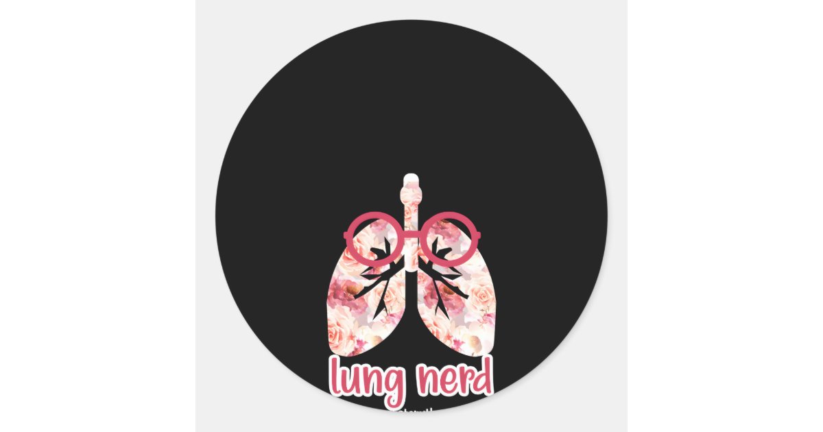 Lung Nerd Respiratory Therapist Rt Respiratory The Classic Round ...