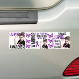Lupus Awareness Bumper Sticker | Zazzle