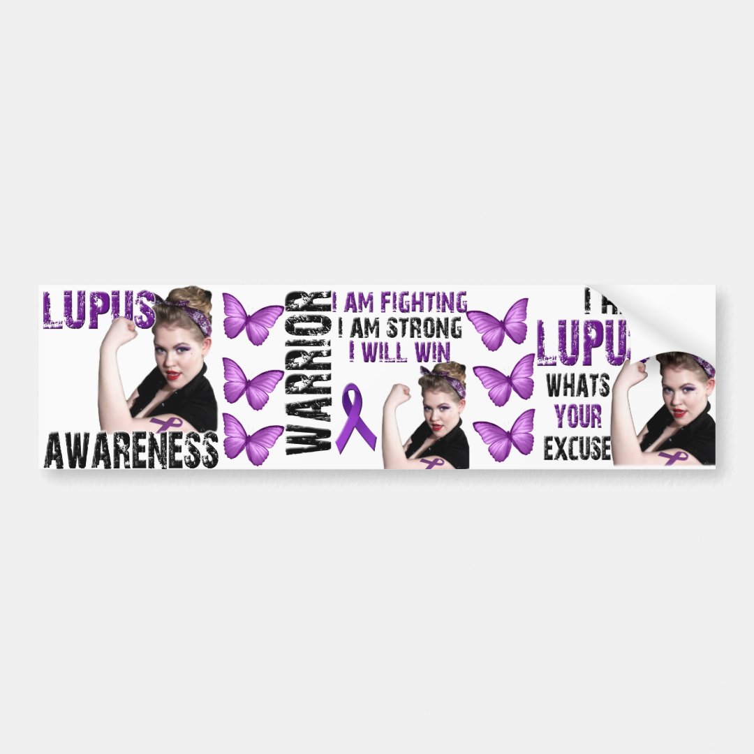 Lupus Awareness Bumper Sticker | Zazzle