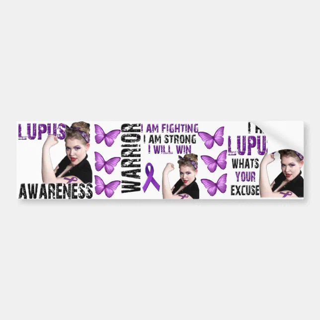 Lupus Awareness Bumper Sticker | Zazzle