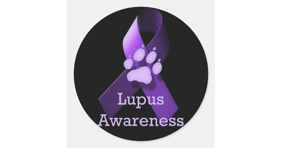 Lupus Awareness Classic Round Sticker | Zazzle