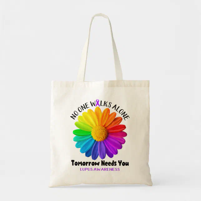 Lupus Awareness Month Ribbon Gifts Tote Bag | Zazzle