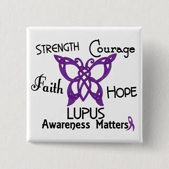 Lupus Celtic Butterfly 3 Button | Zazzle