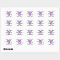 Lupus Celtic Butterfly 3 Classic Round Sticker | Zazzle