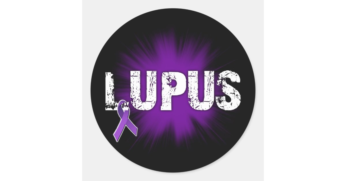Lupus Classic Round Sticker | Zazzle