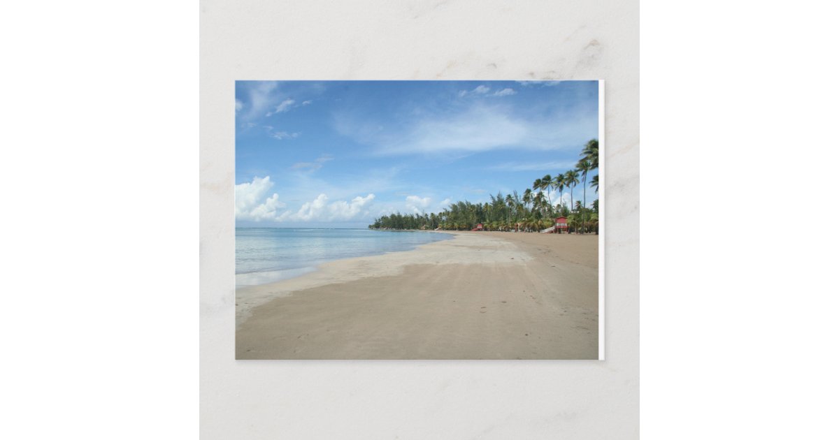 Luquillo Beach, PR Postcard | Zazzle