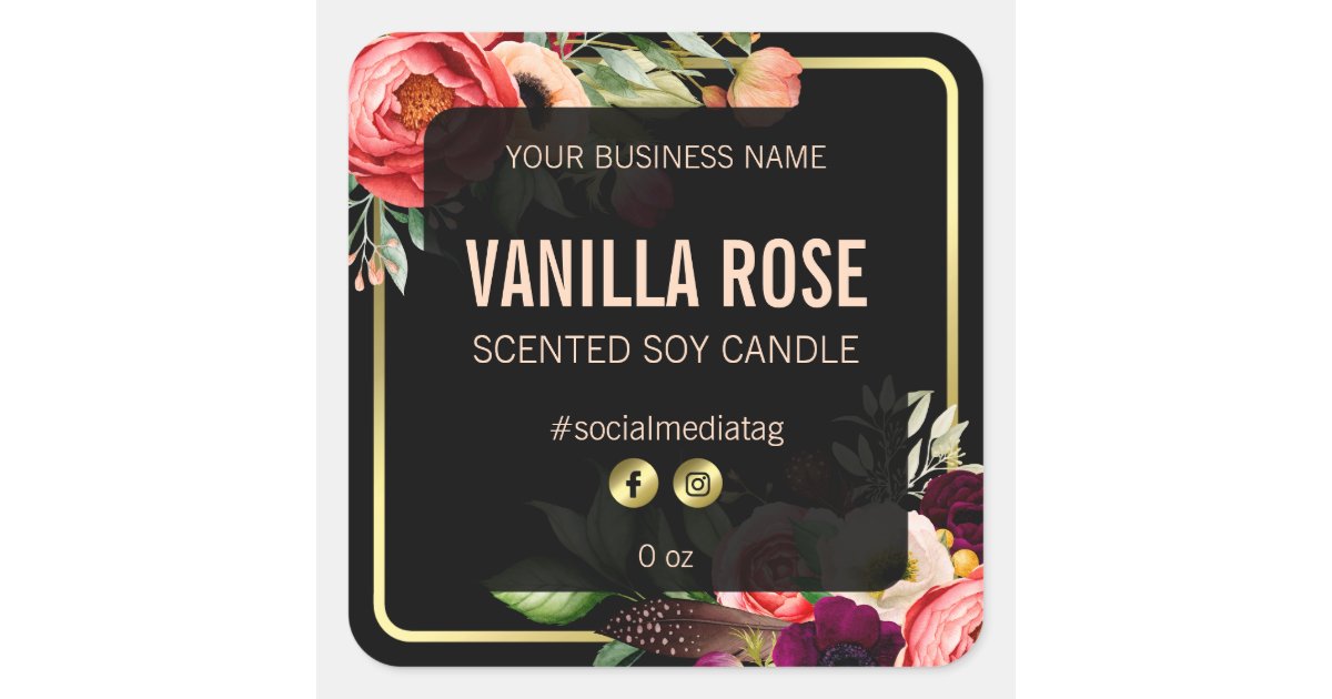 Lush And Luxurious Product Labels | Zazzle