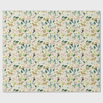 Lush Jungle Wrapping Paper | Zazzle