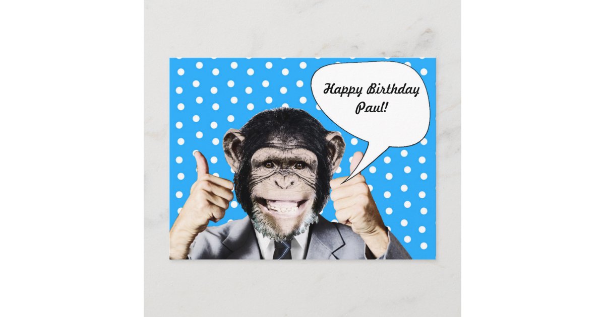 Lustige beschreibbare personalisierbare Postkarten Postcard | Zazzle